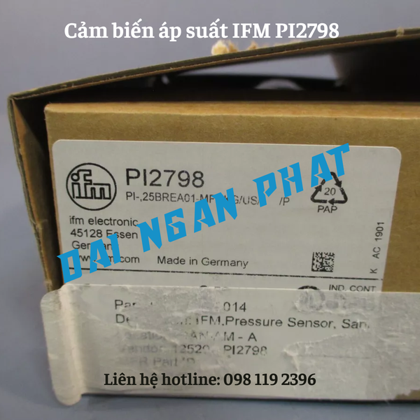 Cảm biến áp suất IFM PI2798