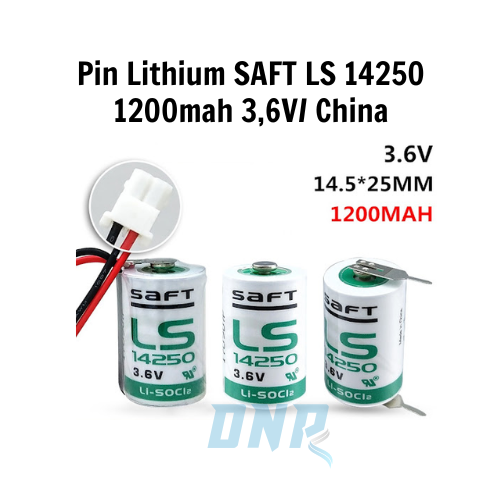 Pin Lithium SAFT LS 14250 1200mah 3,6V/ China