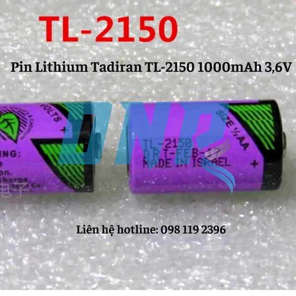 Pin Lithium Tadiran TL-2150 1000mAh 3,6V