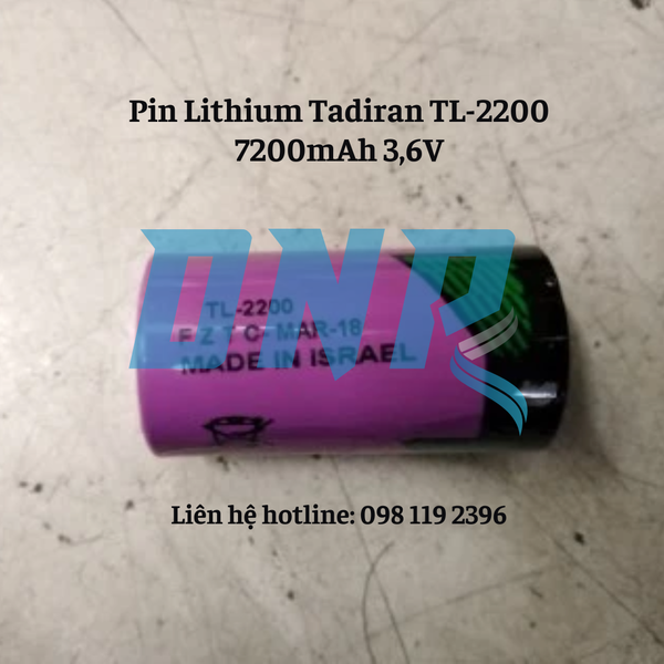 Pin Lithium Tadiran TL-2200 7200mAh 3,6V