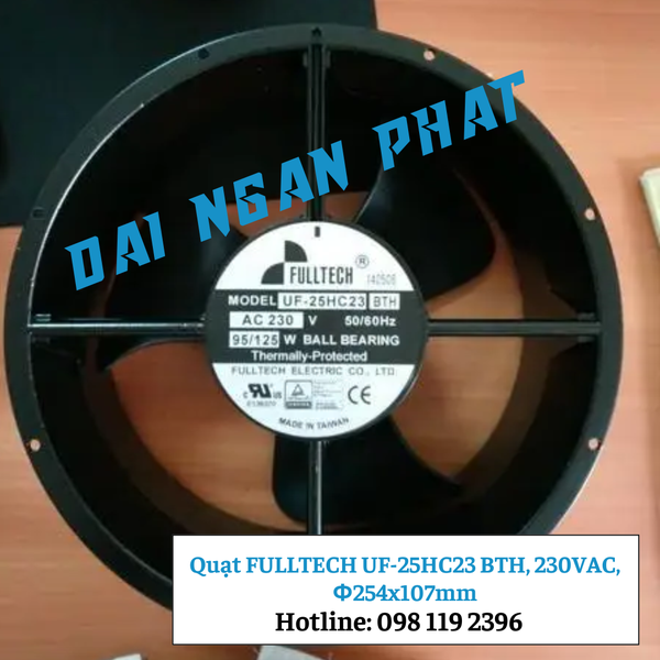 Quạt FULLTECH UF-25HC23 BTH, 230VAC, Φ254x107mm
