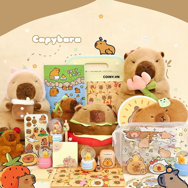 Nhìn là mê tít với team Capybara siêu hit