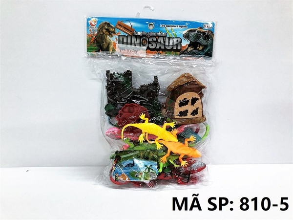 810-5 TÚI THÚ BÒ SÁT 8C (4C CHÍT LỚN, 4C NHỎ) + CÂY, 2C TRỨNG, Ổ TRỨNG ...