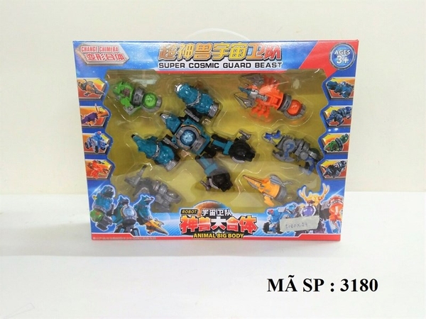 3180 HỘP RÁP ROBOT CHIẾN BINH VŨ TRỤ RỒNG HOÀNG ĐẾ 7C (6C NHỎ +1C LỚN)