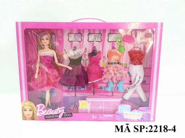 2218-4 HỘP BABY 1C + 4 ÁO, VƯƠNG MIỆNG, 2 TÚI XÁCH, 3 ĐÔI GIÀY, MẮT ...