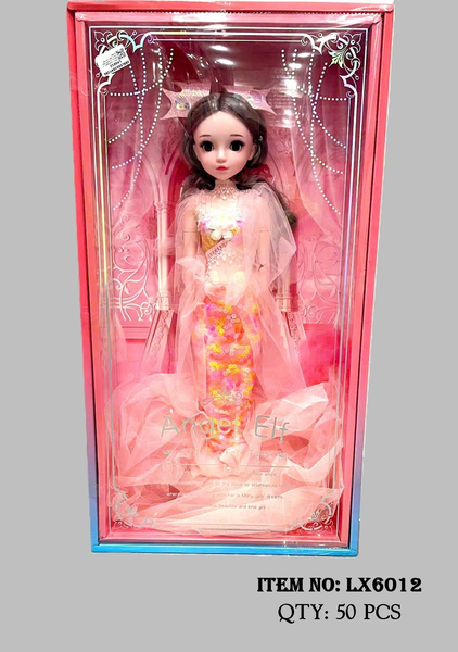 LX6012 HỘP BABY 1C NGƯỜI CÁ KHỚP, MẮT THỦY TINH, CÀI KIM TUYẾN