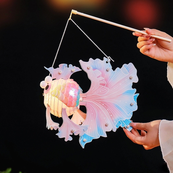 Đèn Lồng Giấy Hình Cá Chép size to 2024 (T500)- (Cái)