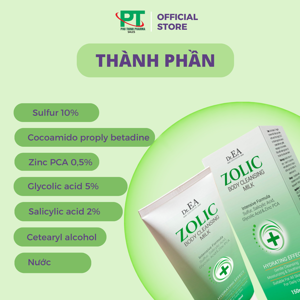 DR.EA ZOLIC BODY CLEANSING MILK