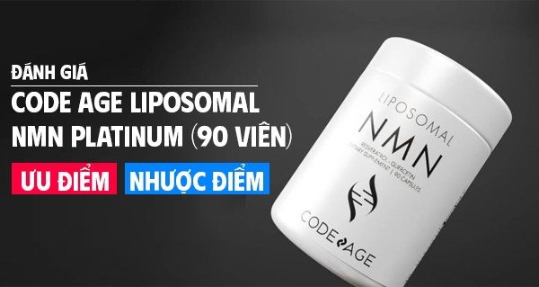 Đánh giá Code Age Liposomal NMN Platinum (90 viên)? Ưu điểm, nhược điể