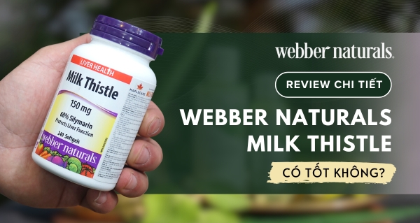 Webber Naturals Milk Thistle có tốt không? Cách sử dụng Webber Natural