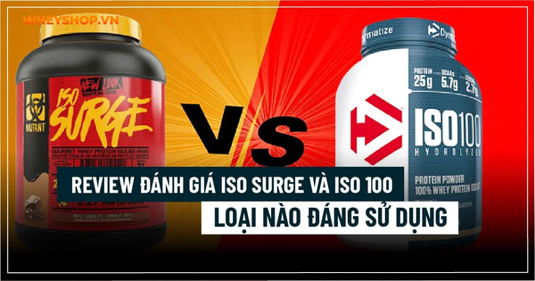 [REVIEW] Iso Surge và Iso 100: Loại nào đáng sử dụng hơn?