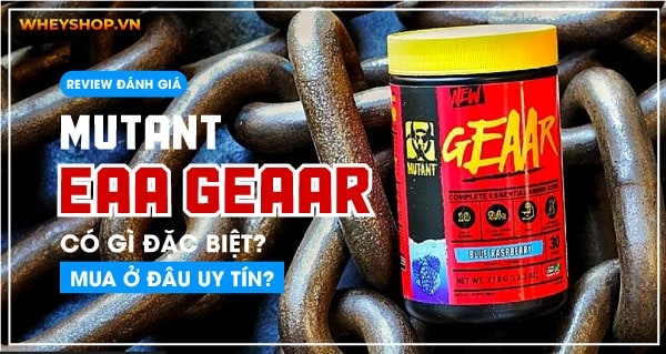 Review đánh giá Mutant EAA GEAAR có gì đặc biệt?