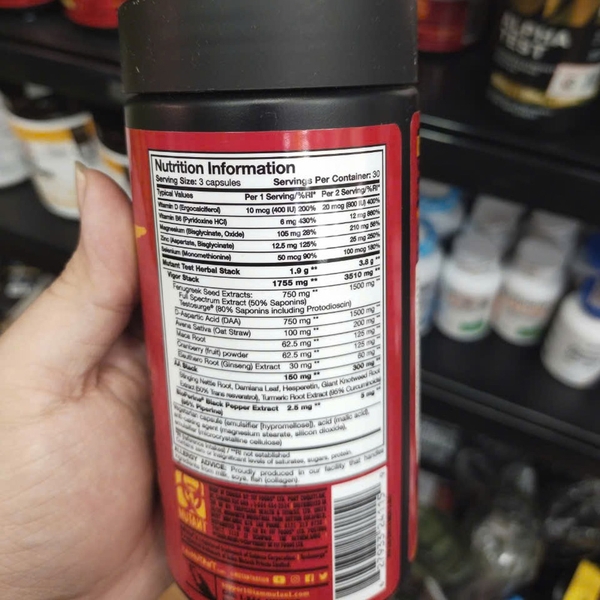 Mutant Test 90 viên - #1 Bổ Sung Hỗ Trợ Cải Thiện Sinh Lý Nam