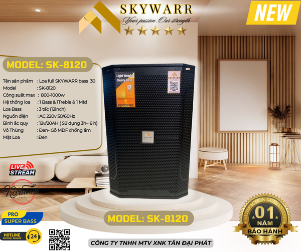 Loa Full SK 8120 Bass 30 | TÂN ĐẠI PHÁT