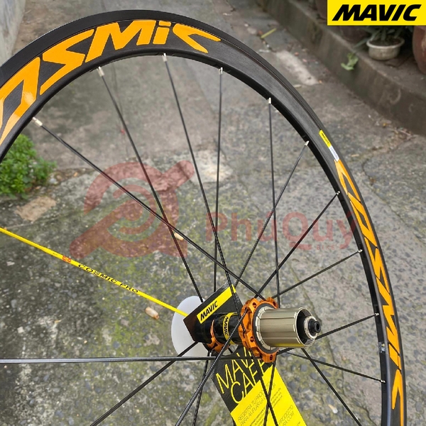 Bánh Bộ MAVIC 700C Tem Vàng 40mm COSMIC CARBON PRO