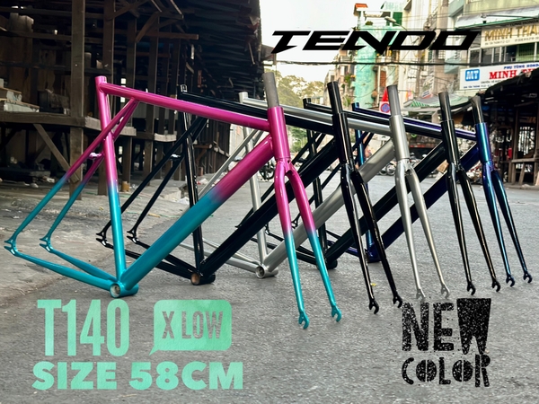Khung Fixed Gear TENDO T140 X LOW Size 58cm