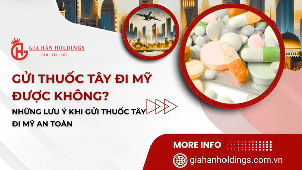 Gửi thuốc tây đi Mỹ được không? Những lưu ý khi gửi thuốc tây đi Mỹ an