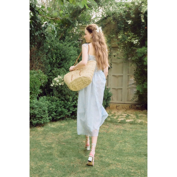 CATA Đầm 2 dây maxi Thương Hiệu Sò Vintage