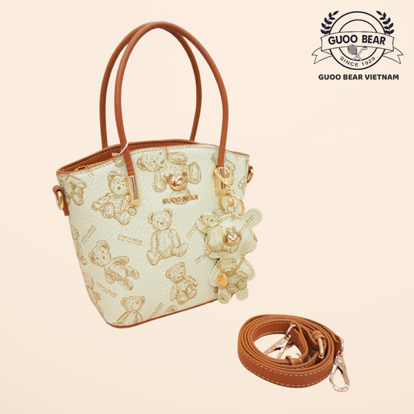 Túi xách da PVC cao cấp thời trang chính hãng GUOO BEAR - GU8024