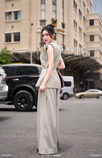 Quần dài Iris ống xẻ tà