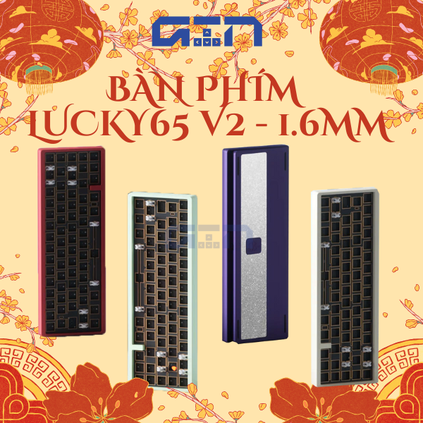 Hướng Dẫn Sử Dụng KIT Bàn Phím Cơ Lucky65 v2 - Ginshop