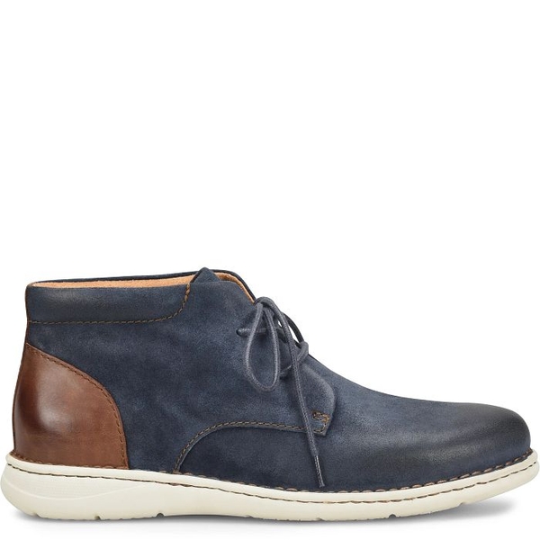Giày nam da thật Men's Born Shoes Theo Navy Brown Combo đế siêu nhẹ ...