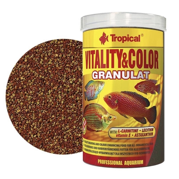 Thức ăn cá cảnh Tropical Vitality & Color Granulat dạng hạt (Ch.iết 100g)