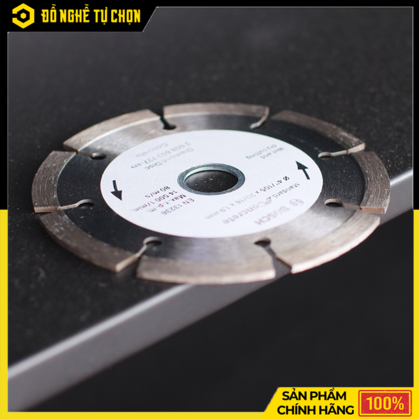 Đĩa Cắt Kim Cương Bosch 2608603727 – 105mm – Cắt Bê Tông – Hàng Chính ...