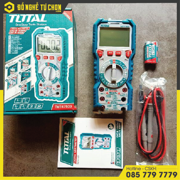 Đồng hồ đo điện đa năng hiệu Total TMT47503