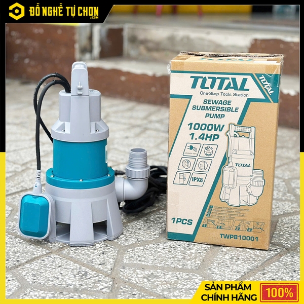 Máy Bơm Chìm Nước Thải Total TWP810001 – Công Suất 1000W (1.3HP) – Lưu ...