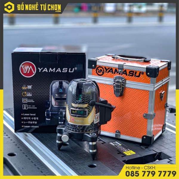 Dụng Cụ Cân Bằng Laser 5 Tia Xanh Yamasu YMS-S500 – LED Siêu Sáng – Có ...