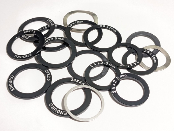 White Industries Bottom Bracket Spindle Spacer Kits