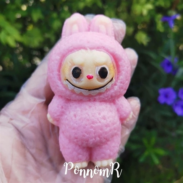 Khuôn Silicon Labubu làm thạch rau câu, topping trà sữa siêu xinh