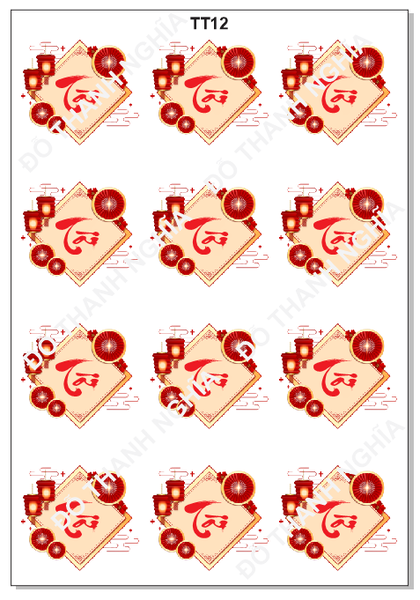 Decal Chủ Đề Tết - TT12