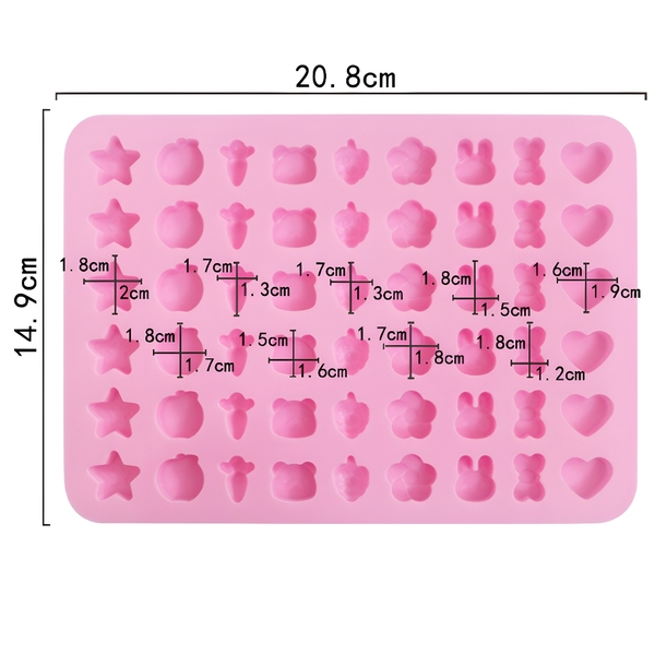 Khuôn Silicon - Động Vật - Vĩ Chip Chip 54C