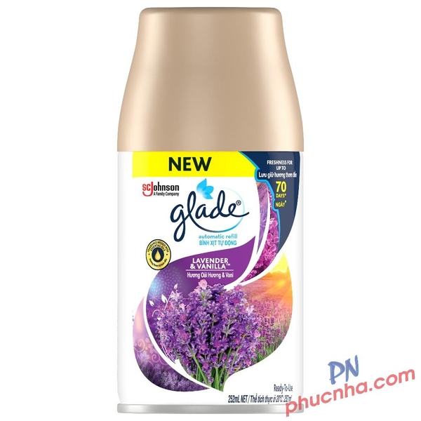 Chai xịt phòng tự động Glade 252ml