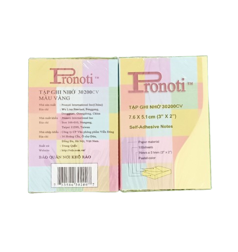 Giấy note dính 30200 - 3x2 Pronoti