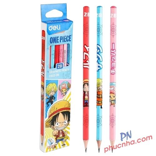 Bút chì gỗ Deli C021 2B One piece (12)