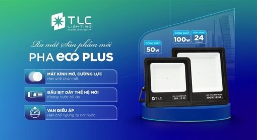 TLC Đèn led pha Eco Plus 100W trắng