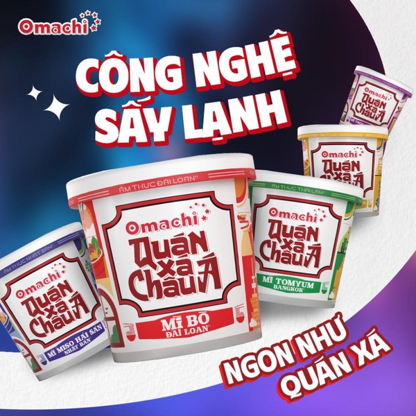 Mì Omachi quán xá Châu Á Mì Miso Hải Sản Nhật Bản - Hộp 95G | Deli Mart