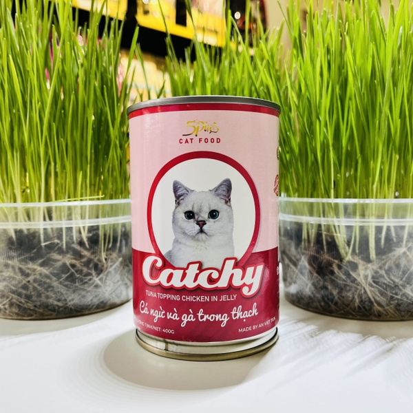 Pate mèo Catchy 400g - Cá ngừ và và gà - TP0185