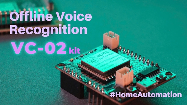 Mạch nhận dạng giọng nói Offline Voice Recognition VC-02 Kit Ai-thinker