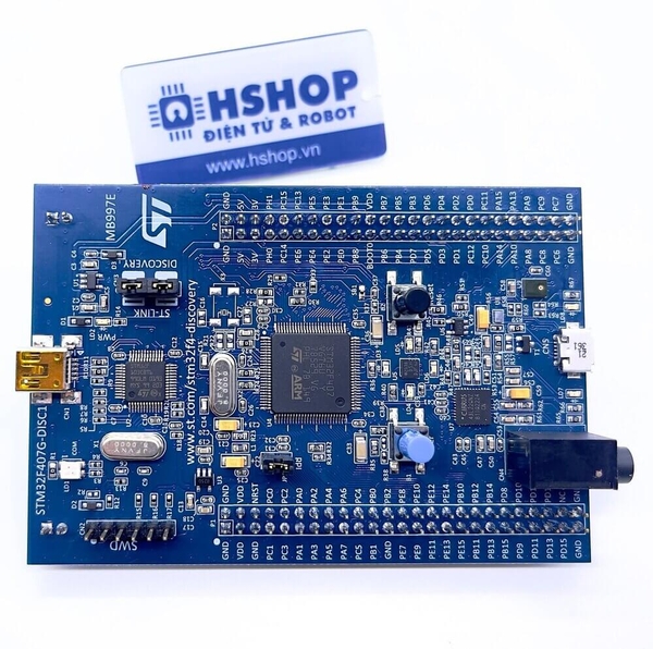 Kit STM32F407 DISCOVERY with STM32F407VGT6 MCU (ARM Cortex M4 + DSP Core)