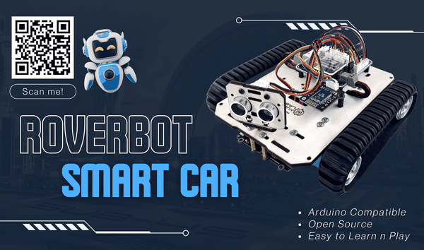 Bộ RoverBot - Smart Car Robot Kit kèm Hướng dẫn chi tiết, Code mẫu ...