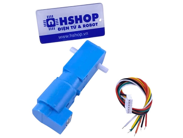 Động cơ DC Servo Geared TT Motor with Encoder Ratio 1:45