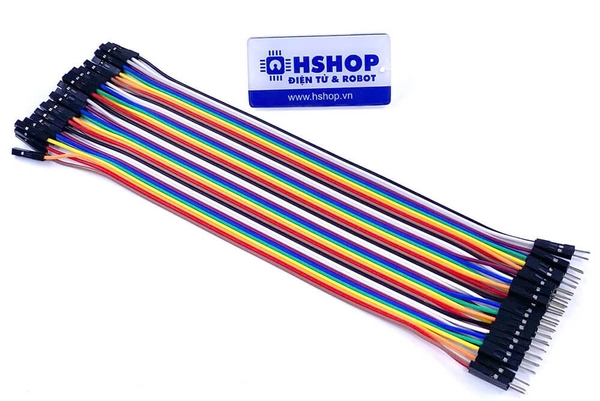Dây Cắm Breadboard đực cái 20cm 40 sợi loại tốt (M-F Jumper Wire)