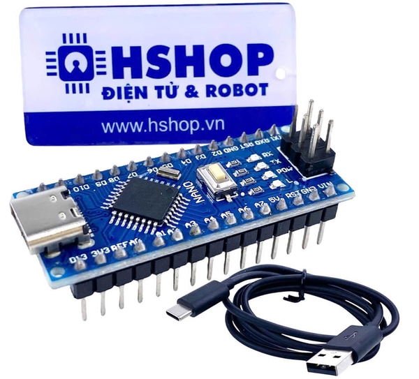 Mạch Nano CH340 cổng USB C (Arduino Nano Compatible)