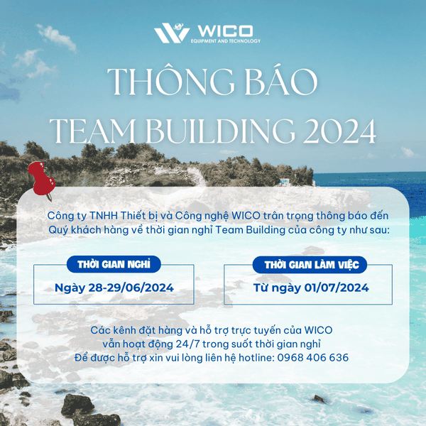 THÔNG BÁO LỊCH NGHỈ TEAM BUILDING 2024 | WICOMED - Thiết Bị Y Tế Toàn Diện