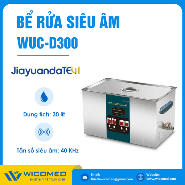 Bể Rửa Siêu Âm 30 Lít Jiayuanda WUC-D300 | WICOMED - Thiết Bị Y Tế Toàn ...