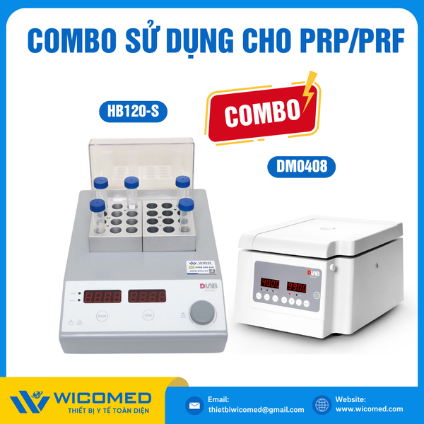 Combo Máy Ủ Nhiệt Khô HB120-S Và Máy Ly Tâm DM0408 | Chỉ Hơn 12 Triệu ...